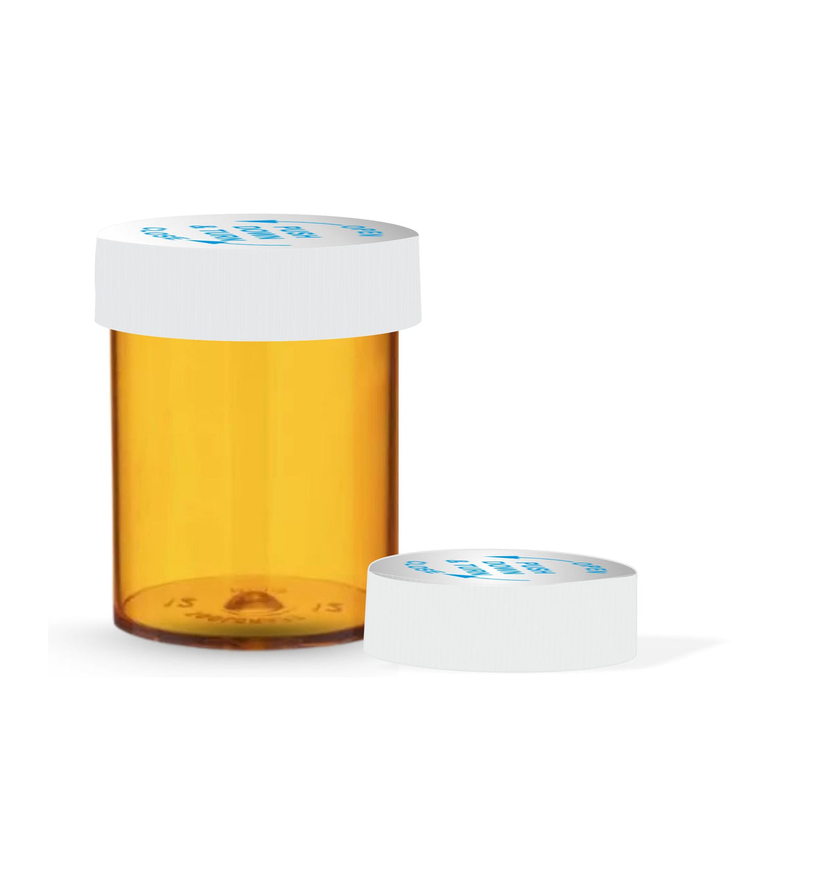 Child Resistant Amber Tablet Vials 16 Drachm Per 100 — Total Pharmacy