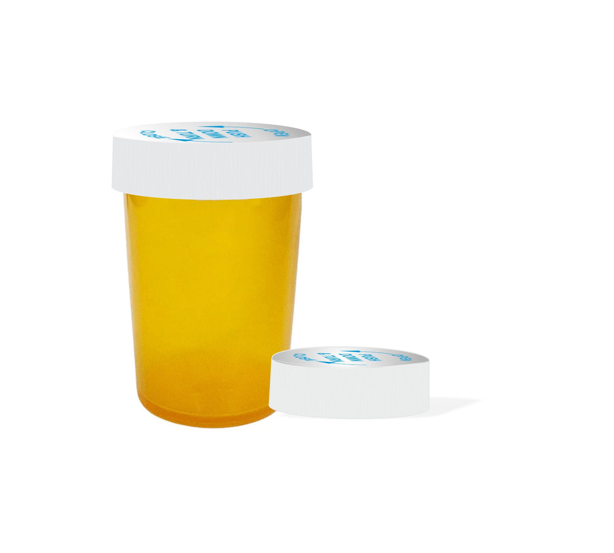 Tablet Vials Amber 20 Drachm CRC Cap Per 100 — Total Pharmacy