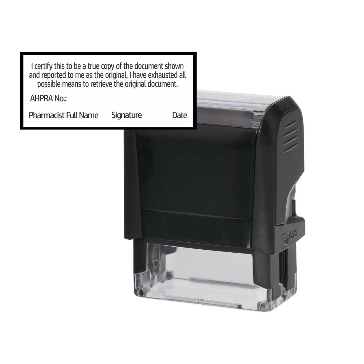 Certification Stamps Generic — Total Pharmacy