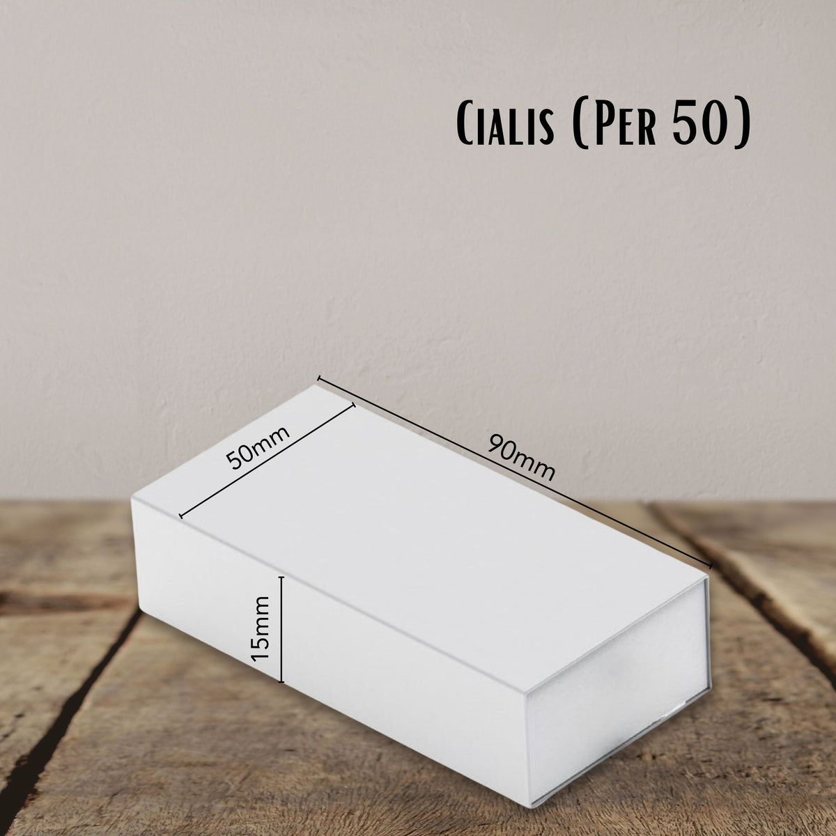 Tablet Carton Cialis (90x50x15 mm) — Total Pharmacy